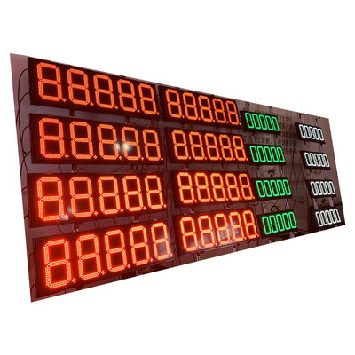 888.88 5 digital Petrol station digital gas price sign gas station totem sign