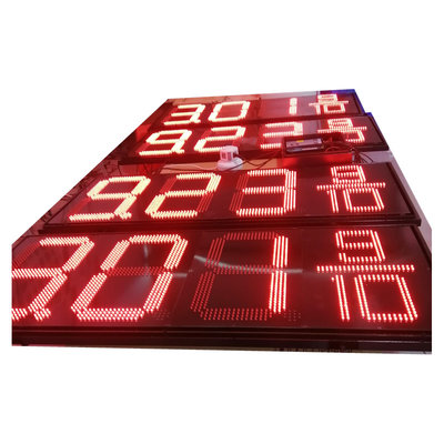 Big Sale US Regular Gas Station LED Price Changers sign 7 Segment LED Display Screen Panel for Outdoor