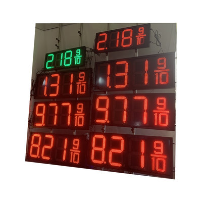 WIFI APP And RF Remote Petrol Digit Number Outdoor For Oil Digital Board Display Station Led Gas Price Sign