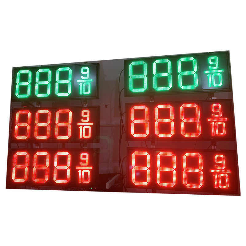8.88 9/10 USA Led Gas Price Sign changer /numeric board/station panel/ seven segment screen