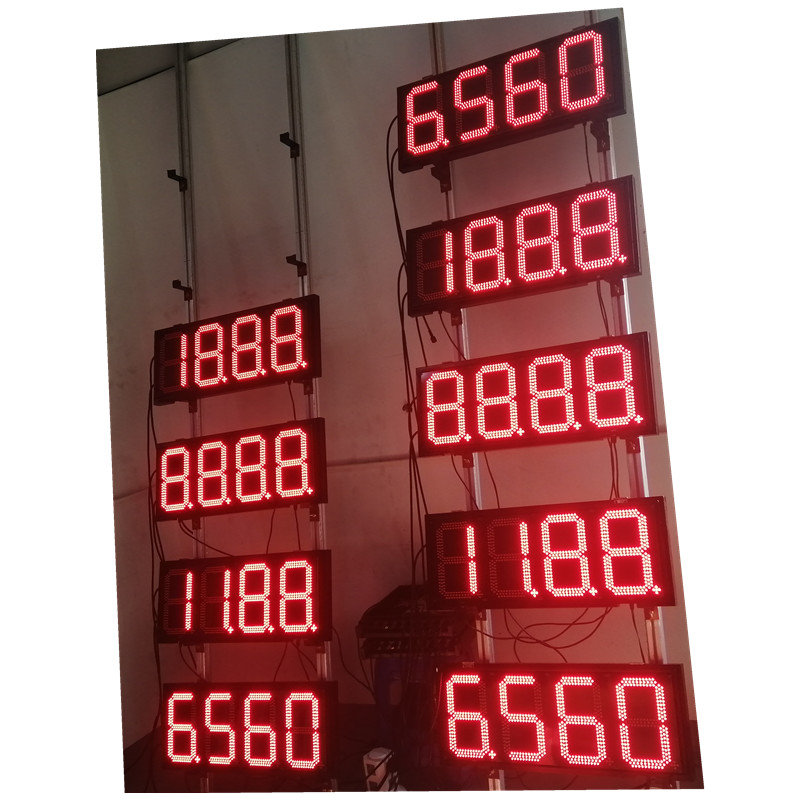 88.88/8.889 Digital Sign Numeric Changer Led Gas Station Led Fuel Price Sign