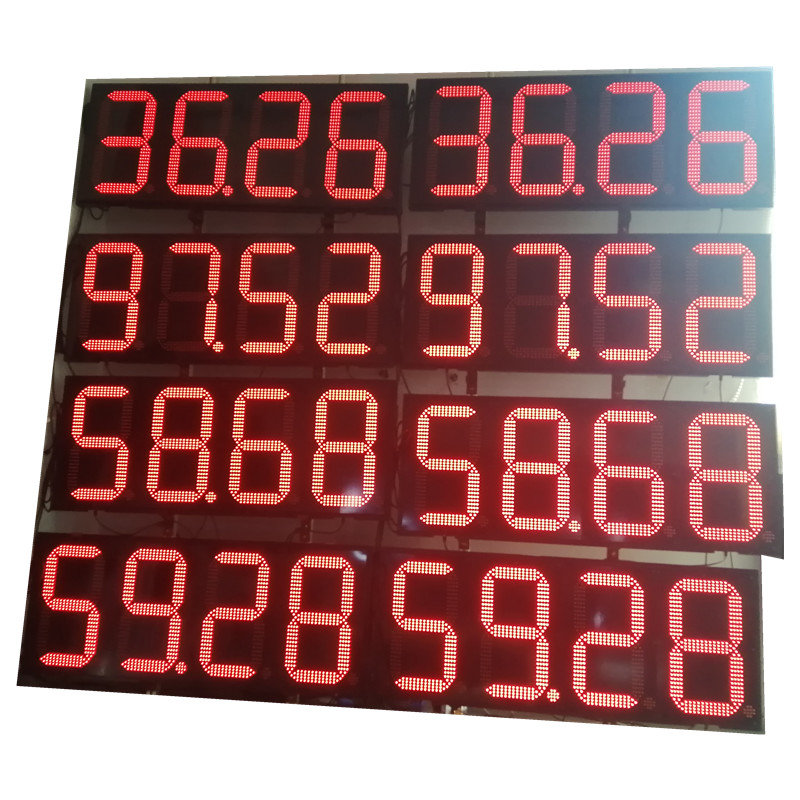 Rf remote control led gas price signs outdoor LED digital signage and displays