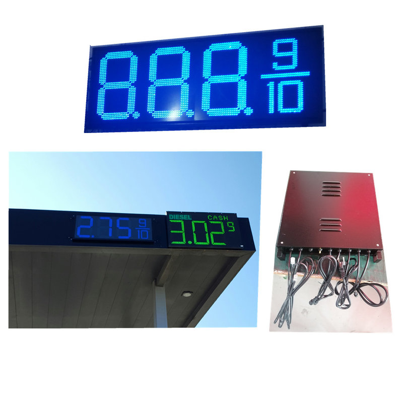 Outdoor waterproof gas station led price sign digital led display gas station