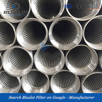 Stainelss Based Well Screen Pipe with Welded Wedge Wire Screen and API Casing Pipe