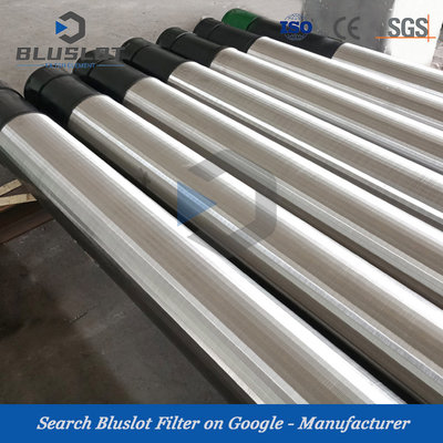 SS304 Wedge Wire Screen/Wire Wrapped Well Screen Mesh/ Stainless Steel Strainer Industrial Pipe