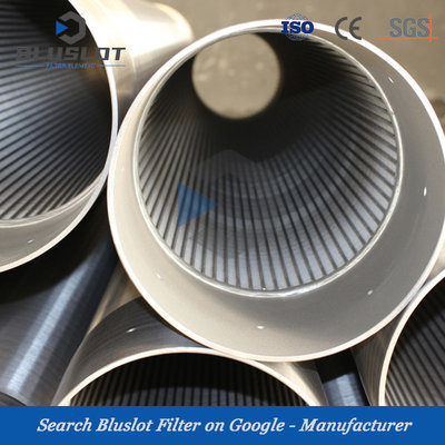 Stainless Steel Wire Johnson filter Pipe Wrapped water well Screen