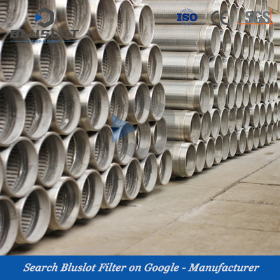 Stainless Steel Wire Johnson filter Pipe Wrapped water well Screen
