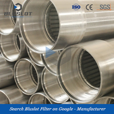 AISI ASTM Standard of Johnson and Well Screens Wire Wrapped Well Screen From China