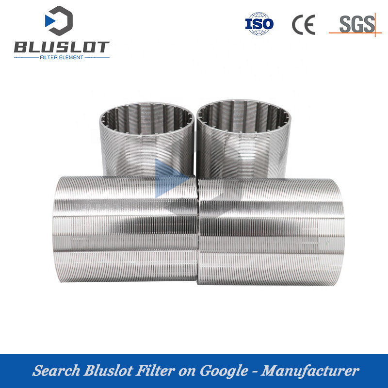 High Performance 100 microns Johnson Wedge Wire Water Well Screen Filters