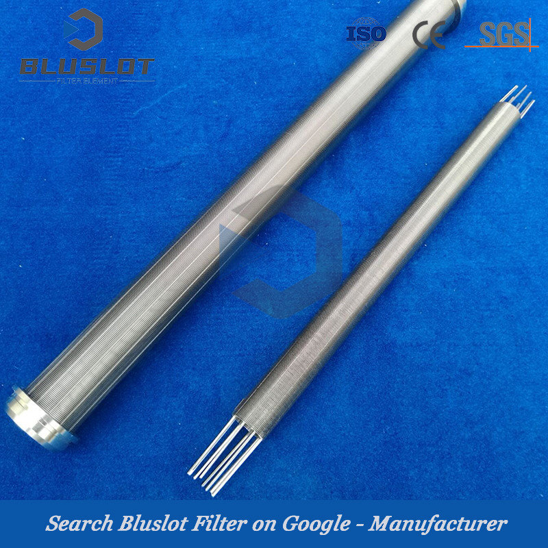 100 microns SS304 SUS316L wedge wire flange screw press strainer filter