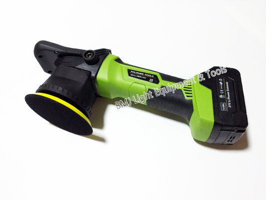 cordless dual action random orbital car polisher With battery charger 18v 400w 2800rpm 100mm or 125mm supplier
