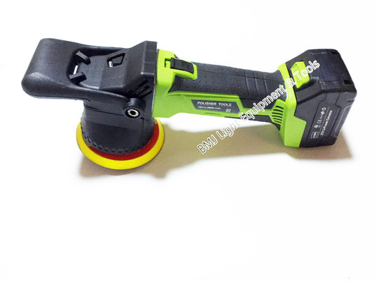 cordless dual action random orbital car polisher With battery charger 18v 400w 2800rpm 100mm or 125mm supplier