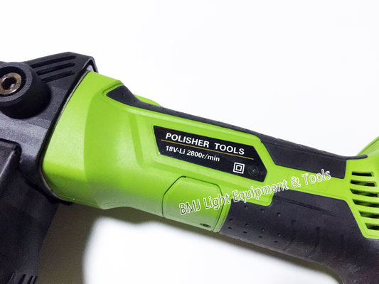 cordless dual action random orbital car polisher With battery charger 18v 400w 2800rpm 100mm or 125mm supplier