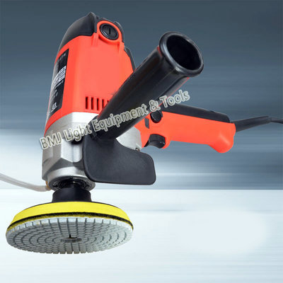 electric wet stone polisher hand grinder water mill variable speed with 8 units wet polishing pad 220v 110v 900W 4 inch supplier
