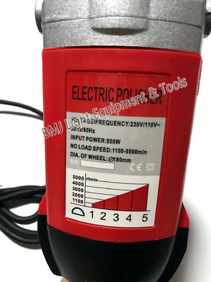 electric wet stone polisher hand grinder water mill variable speed with 8 units wet polishing pad 220v 110v 900W 4 inch supplier