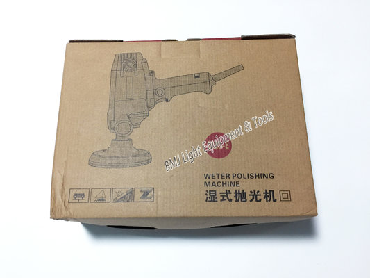 electric wet stone polisher hand grinder water mill variable speed with 8 units wet polishing pad 220v 110v 900W 4 inch supplier