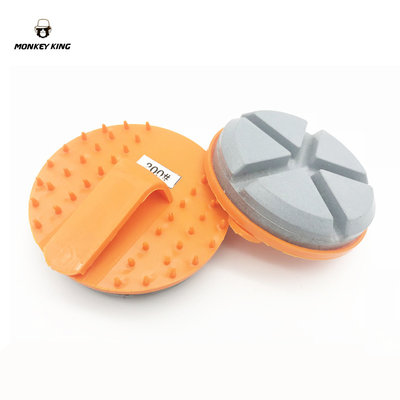 3" 3 inch 80 mm 12 mm wet concrete diamond grinding polishing disc for power trowel good as concria fast system discs supplier