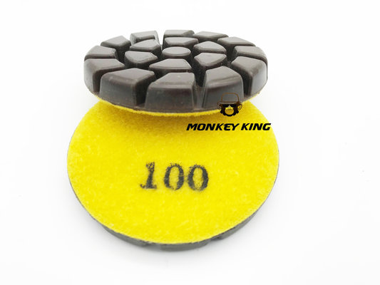 Wet dry Hybrid diamond grinding and polishing discs resin bond for concrete Long-life supplier