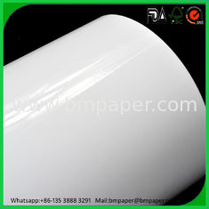 China 80g 90g 100g 105g 115gram two side coated glossy art paper in roll and in sheets supplier