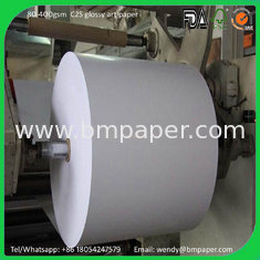 China 66*96 70*100cm couche paper C2S Glossy Coated Art Paper Art Card Paper board with sheets ream or roll package supplier