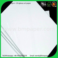China 80 90 110 115 120gsm 840mm Width two side coated c2s coated glossy art paper board matt paper couche paper supplier