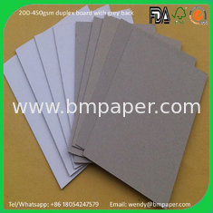 China 230-450gsm high quality One Side Coated Duplex Board with Grey Back supplier