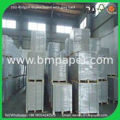 China 230-500gsm duplex board with grey back for packing and printing supplier