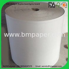 China C1S coated duplex board with grey back, folding board box ivory board supplier