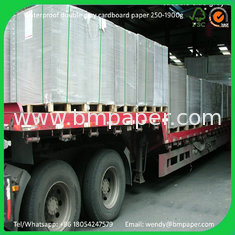 China Anti-curl Grade AA paper thickness 2mm hard laminated grey card board supplier