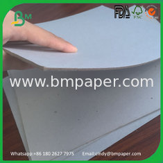 China Recycled material paper board hard smooth surface grey board for book cover supplier
