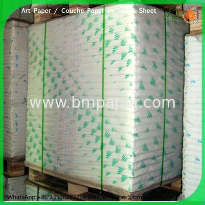 Art Paper Glossy Paper Coated Couche Paper Gloss In Rolls or in sheets in ream supplier