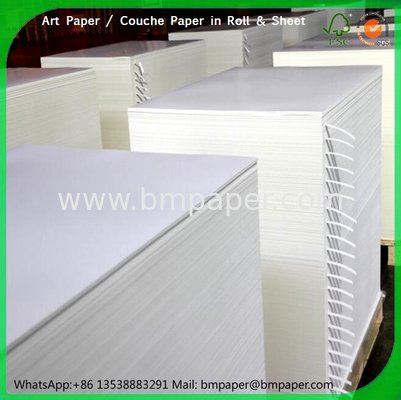 Art Paper Glossy Paper Coated Couche Paper Gloss In Rolls or in sheets in ream supplier