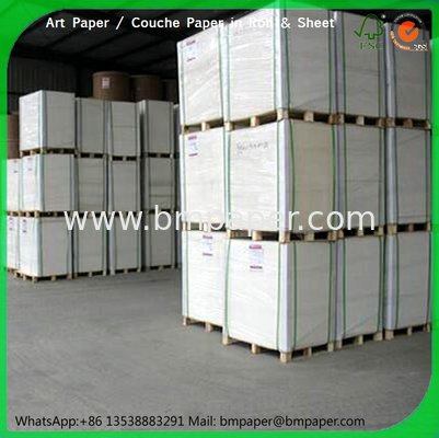 In Sheets Couche Paper Art Paper Art Card Board 610*840mm 660*960mm 610*860mm supplier