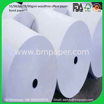 Woodfree Paper Manufacture In China Wholesale 80gsm Indonesia Quality A4 Copy Paper supplier