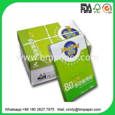 Pure white  wood pulp a4 paper 70g office paper copy paper 500 sheets one pack supplier