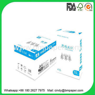 Pure white  wood pulp a4 paper 70g office paper copy paper 500 sheets one pack supplier