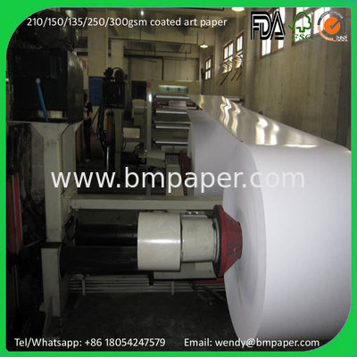 250-400gsm C1S C2S Gloss Matte Art Paper/art paper/couche paper roll supplier