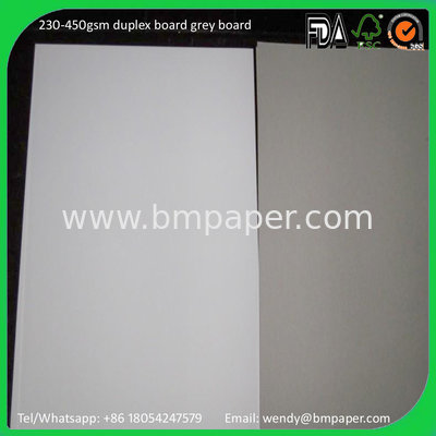 230-500gsm duplex board with grey back for packing and printing supplier