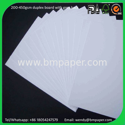 C1S coated duplex board with grey back, folding board box ivory board supplier
