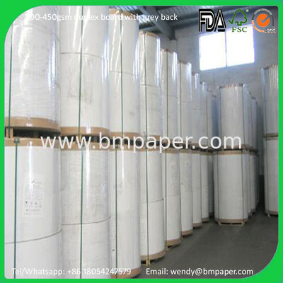Good Quality White Coated Duplex Card Paper Printing Board with White/Grey Back supplier