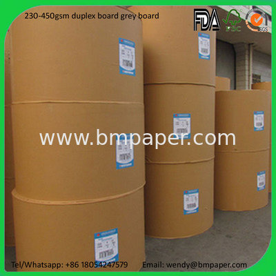mixed pulp 2016 recycled paper mill coated board Duplex Board With white Back supplier