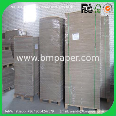 mixed pulp 2016 recycled paper mill coated board Duplex Board With white Back supplier