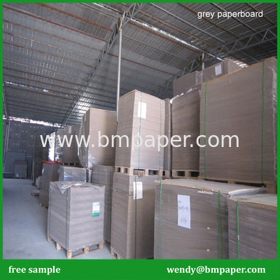 Mixed Pulp Liner board 250-2500gsm High Quality GREY CHIP BOARD supplier