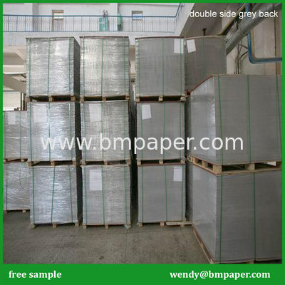 1mm,1.5mm,2mm,3mm mixed pulp laminated grey board/grey cardboard/grey board roll/sheet supplier