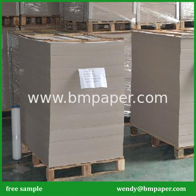High stiffness cardboard sheets recycled grey paper straw board supplier