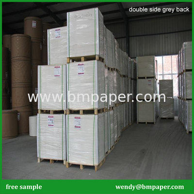 High stiffness cardboard sheets recycled grey paper straw board supplier