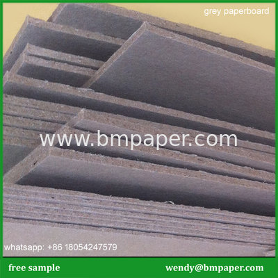 High stiffness cardboard sheets recycled grey paper straw board supplier