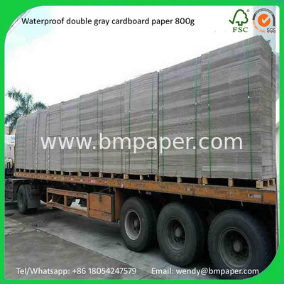 Recycled pulp 1.5mm thick paper uncoated grey board/grey carton board supplier