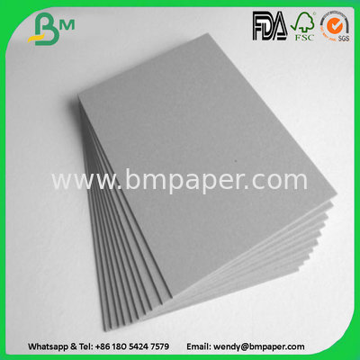 Anti-curl Grade AA paper thickness 2mm hard laminated grey card board supplier