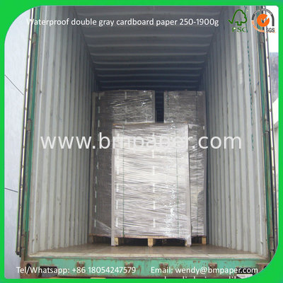 2.0mm 70*100cm double grey paper board for book cover laminated board supplier